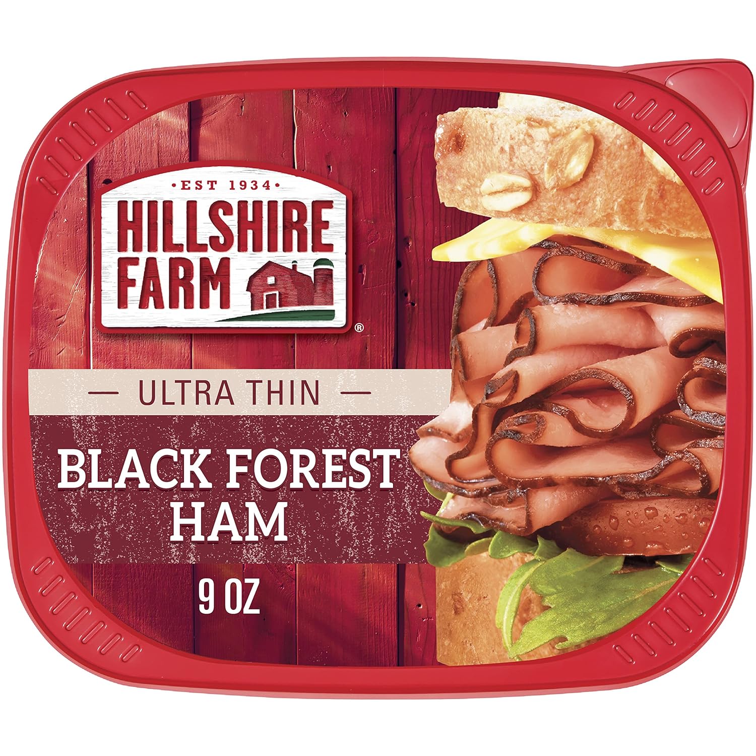 Hillshire Farm Carne de jamón de la selva negra en rodajas ultrafina, 9 ...