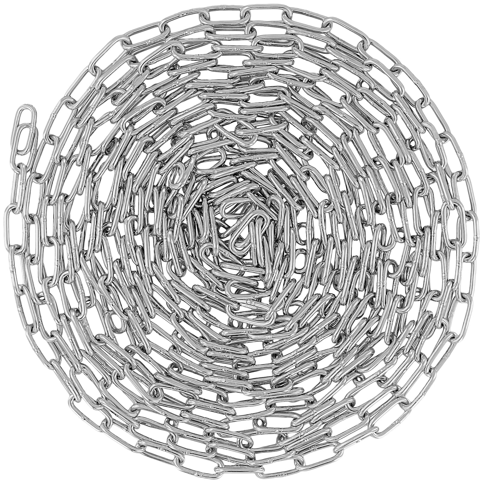 Snapklik.com : Stainless Steel Link Chain, 5/32 Inch X 32.8 Feet Heavy ...