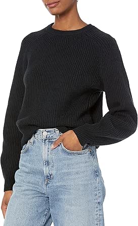 Amazon.com: Amazon Essentials Ribbed Long Sleeve Sweaters for Women ...