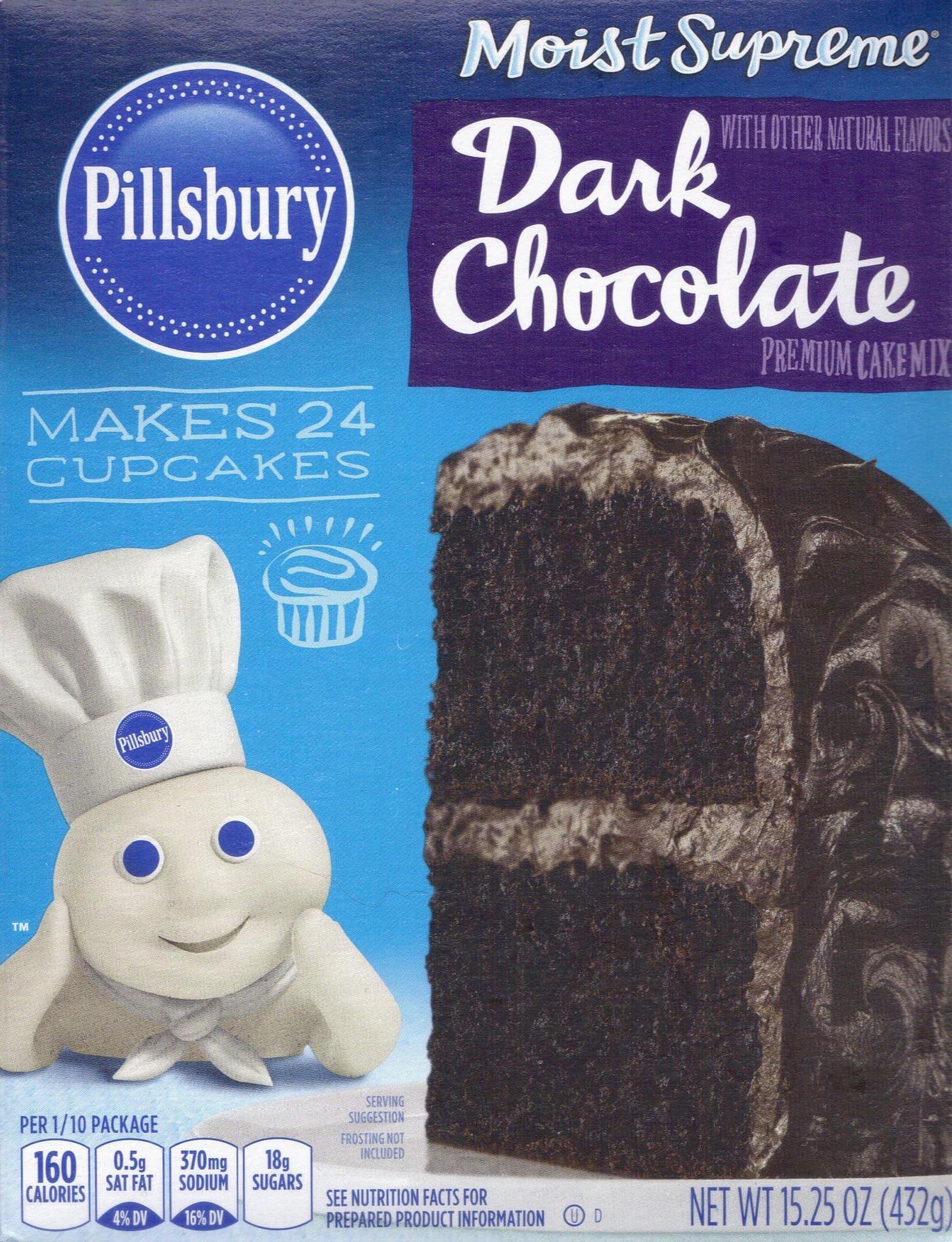 Amazon.com: Pillsbury Traditional Vanilla Flavored Cake Mix, 15.25 ...