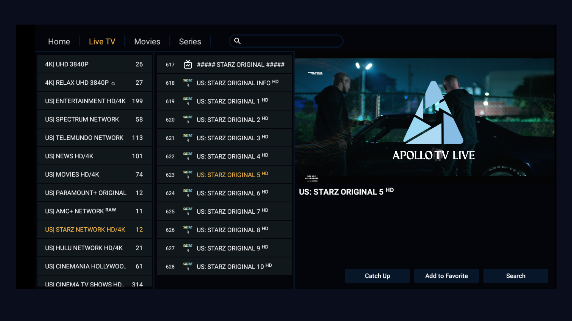Apollo Live TV-Aplicación en Amazon Appstore