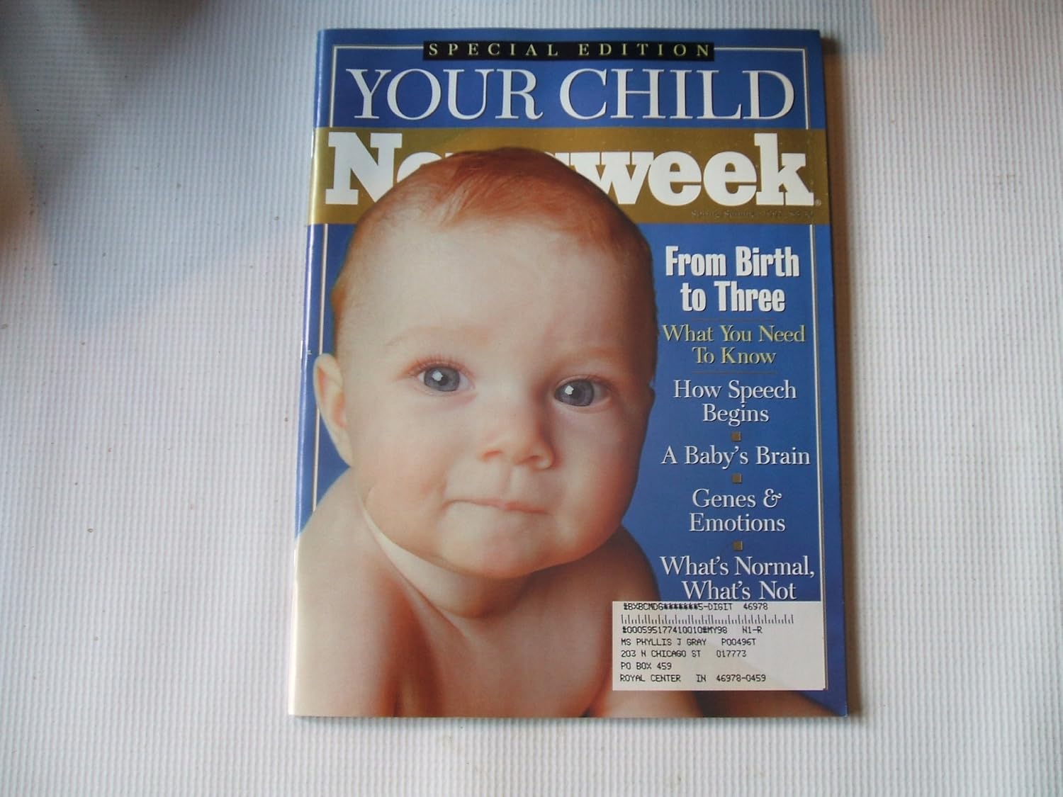 Newsweek Magazine Spring/Summer Special Edition: Your Child from Birth ...