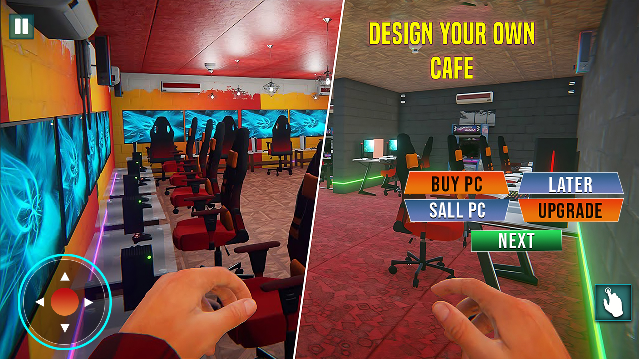 Real Internet Cafe Simulator Game 3D: Personal Computer Build Simulator ...
