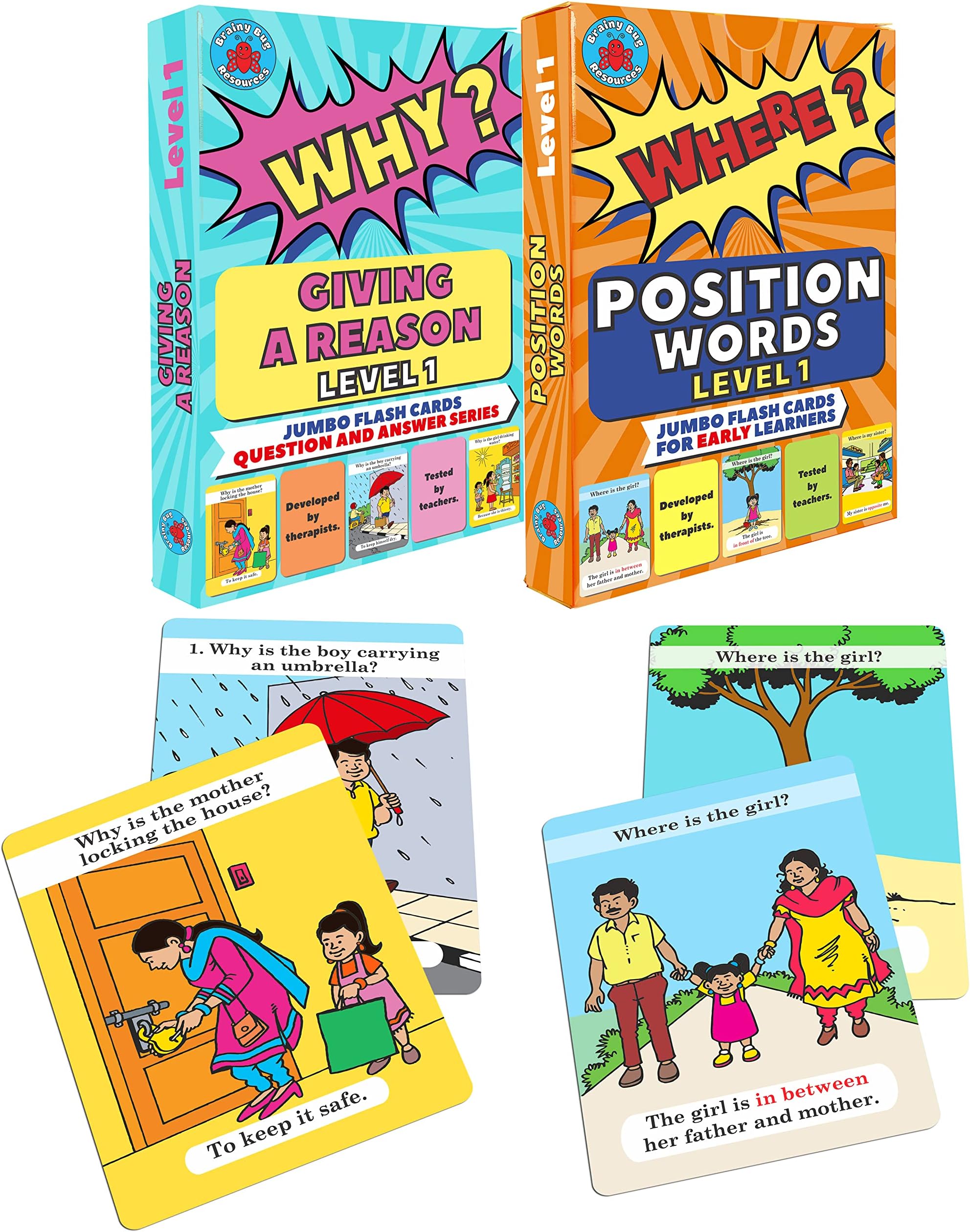 Buy Brainy Bug Resources 90 Ask and Answer Cards | Answer Why? Where ...