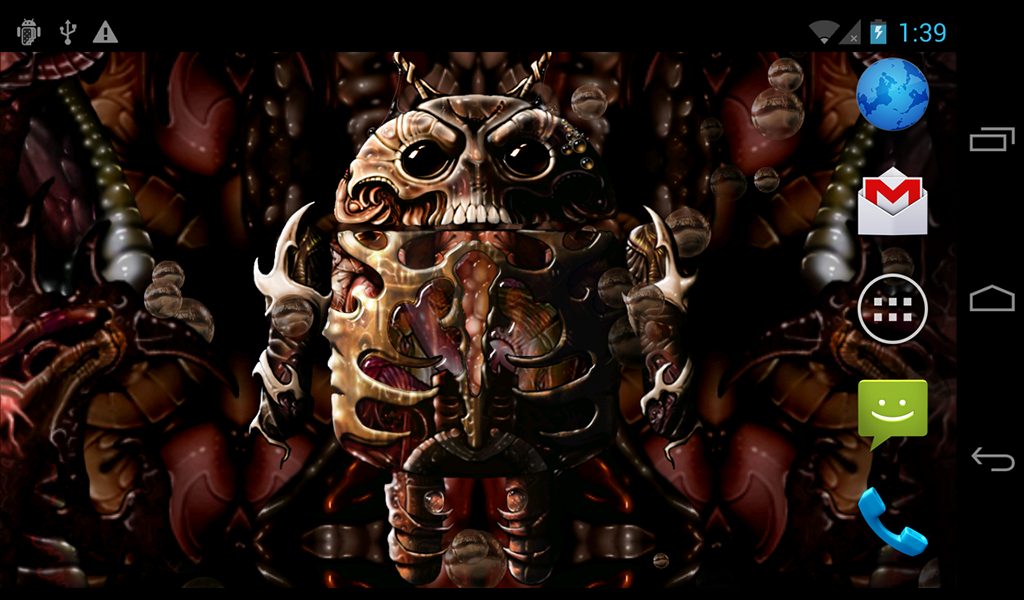 Biomechanical Droid Free Live Wallpaper:Amazon.com:Appstore for Android