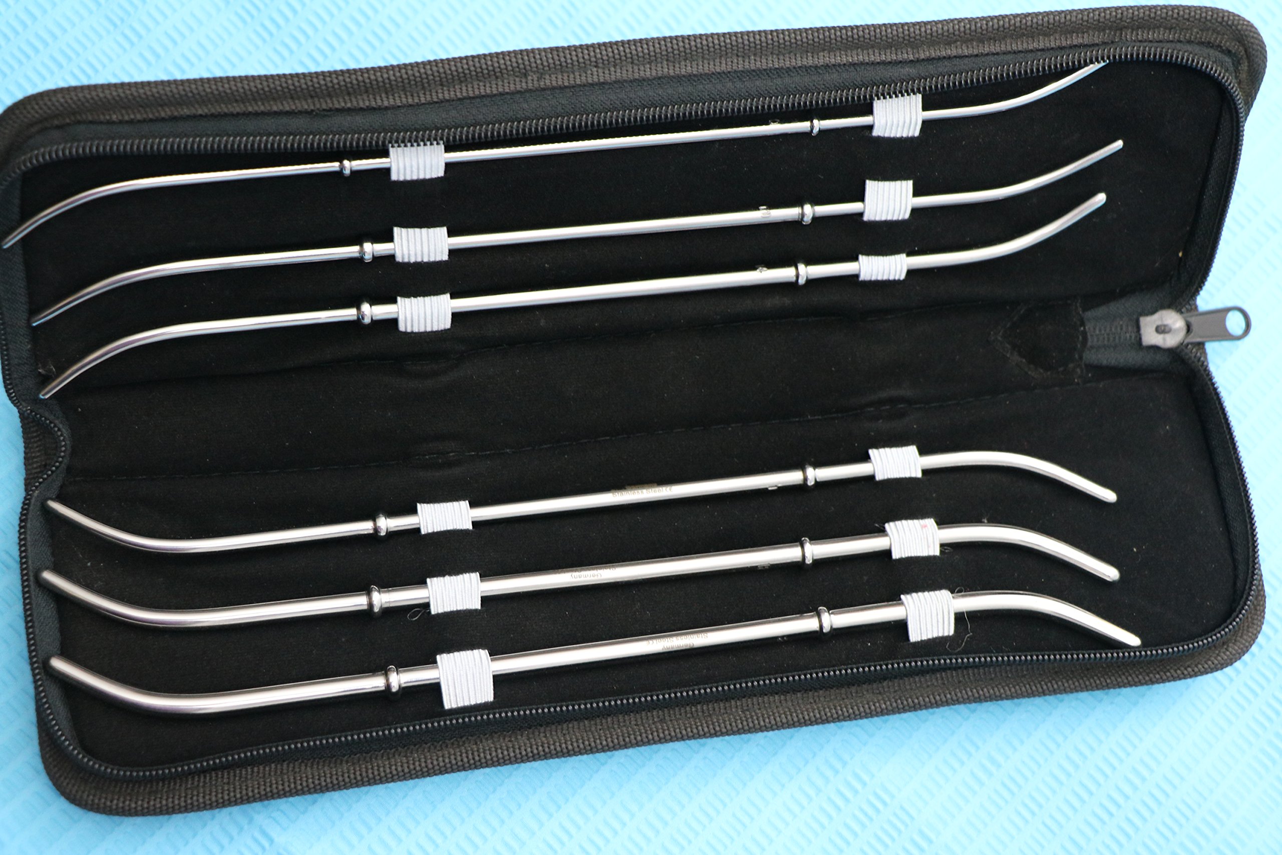 Amazon.com: German Pratt Uterine Dilator Set of 6 Pc Curved with ...