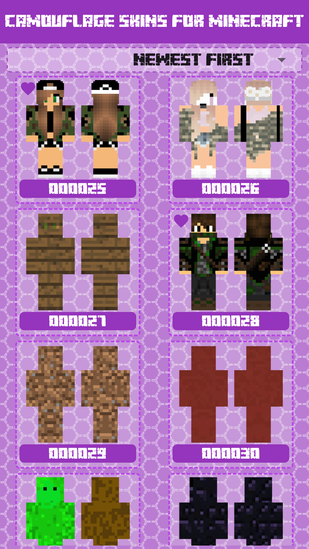 Camouflage Skins for Minecraft PE-Amazonアプリストアのアプリ