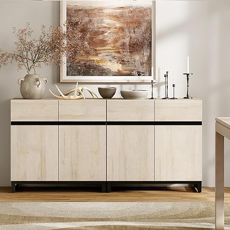 Amazon.com - WAMPAT 2 in 1 Sideboard Buffet Cabinets for Dining Room ...