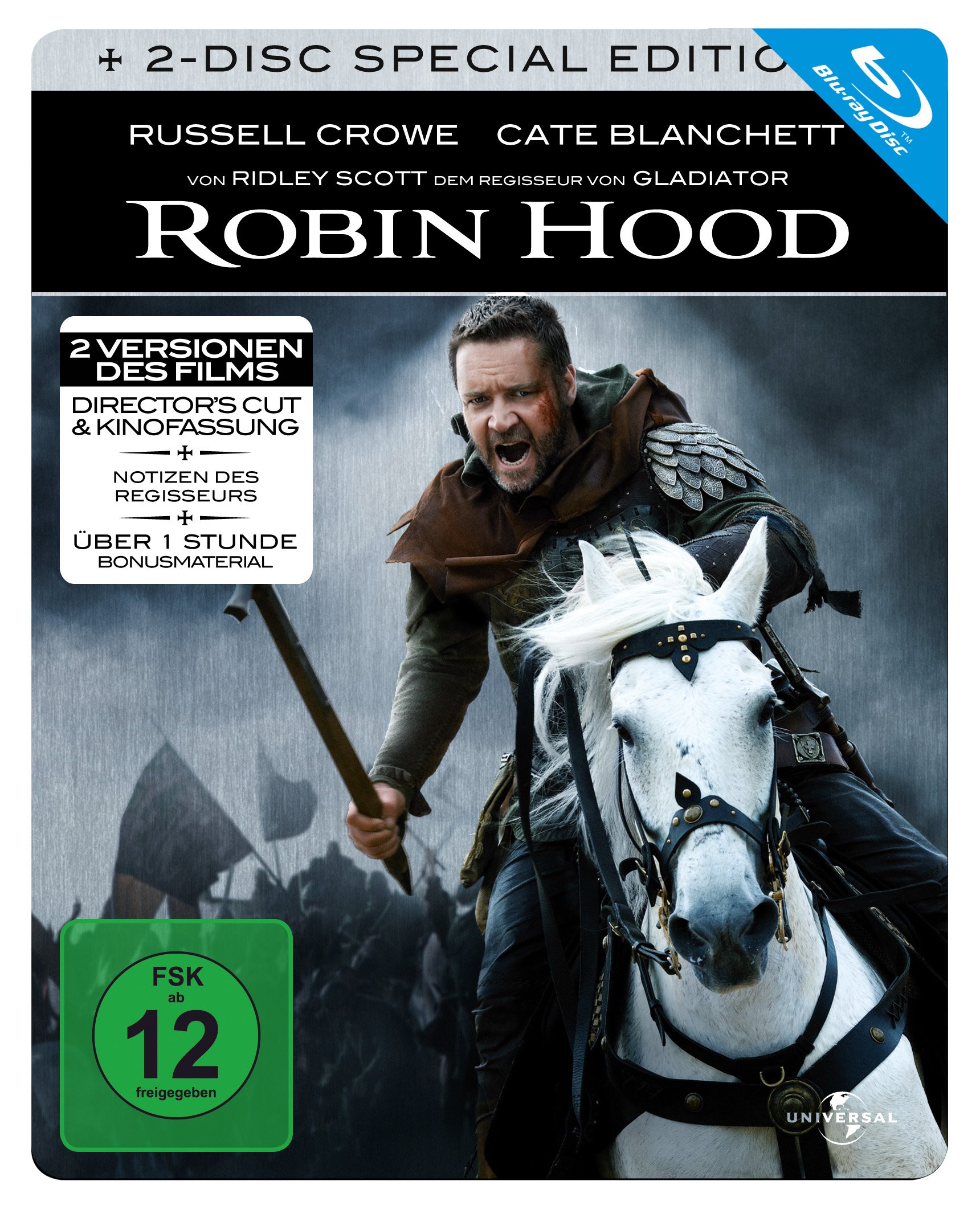 Robin Hood - Steelbook: Amazon.it: Crowe, Russell, Blanchett, Cate ...