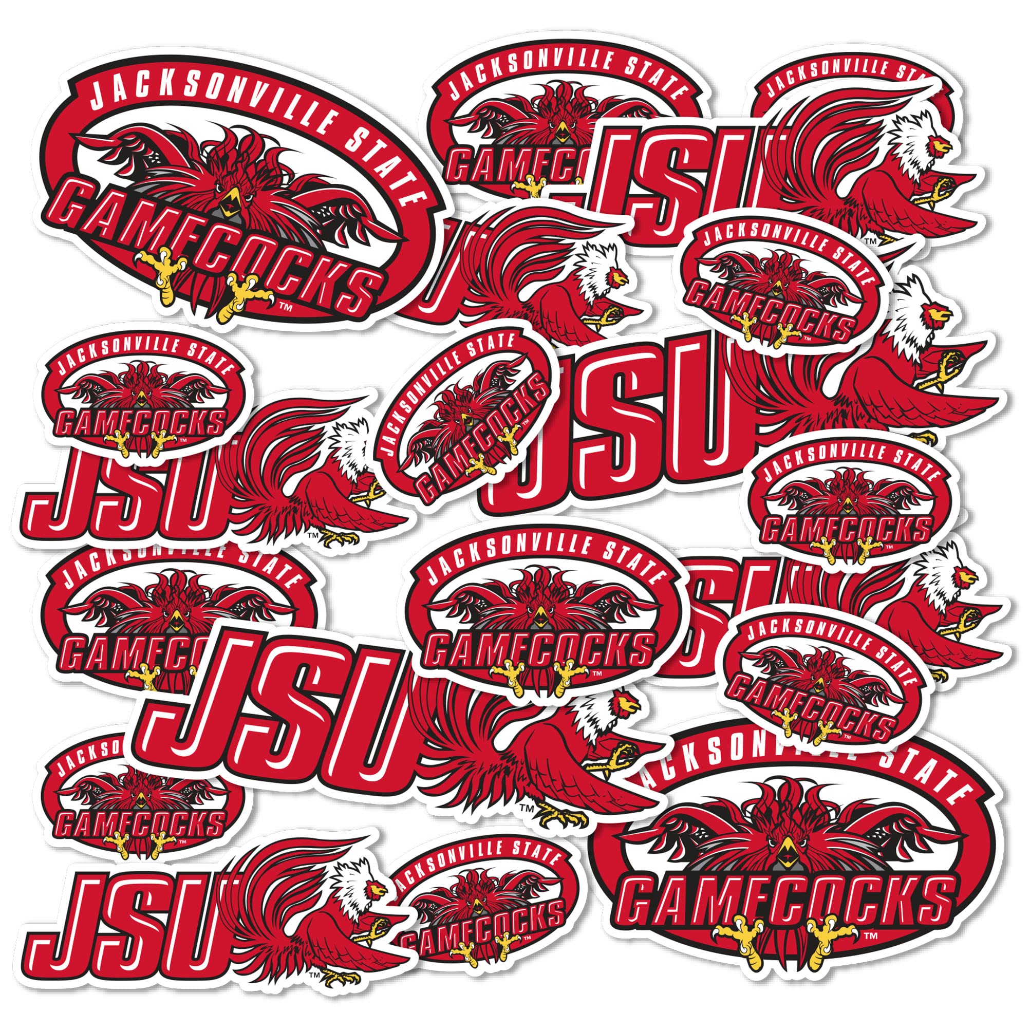 Amazon.com: Desert Cactus Jacksonville State University Stickers ...