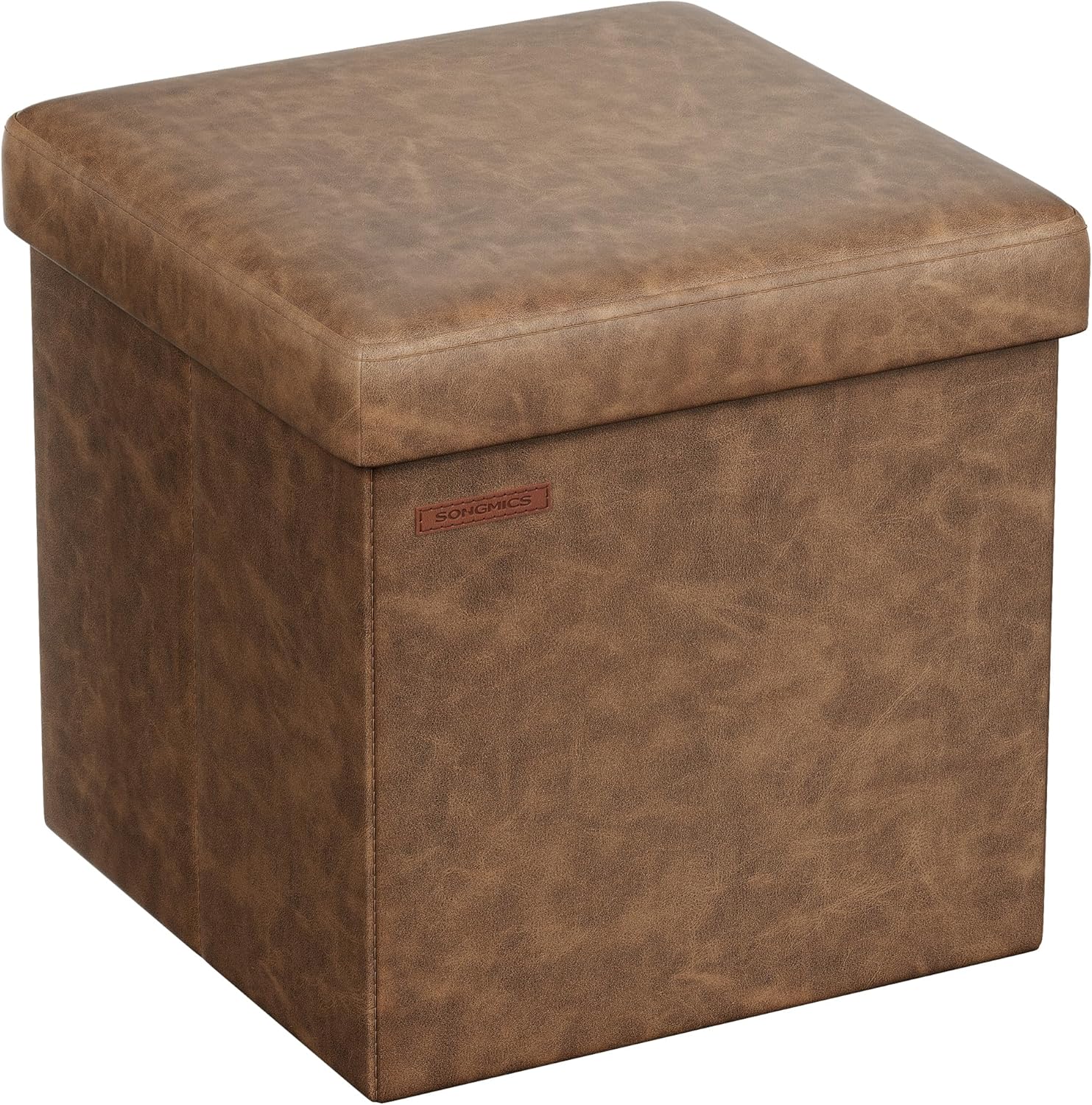 Amazon.com: SONGMICS Mazie Collection - 15 Inches Ottoman with Storage ...