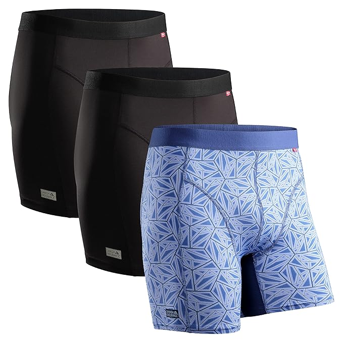 Buy Men's Sports Trunks Dry Fit Performance Boxer Brief 3 Pack ...