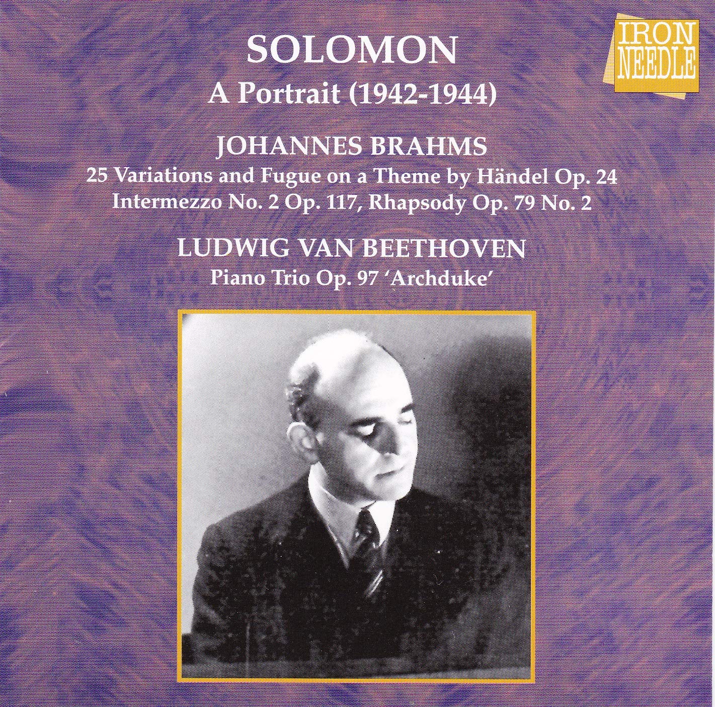 VARIOUS ARTISTS - Solomon Cutner: Portrait 1942-1944': Beethoven ...