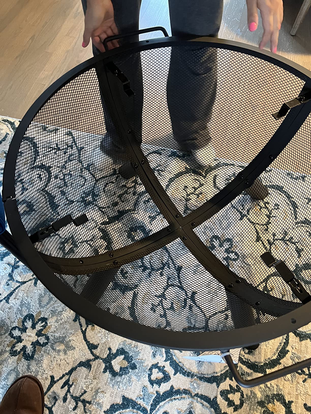 $23/mo - Finance Ikuby Ball of Fire Pit 35" Outdoor fire Ball with BBQ ...