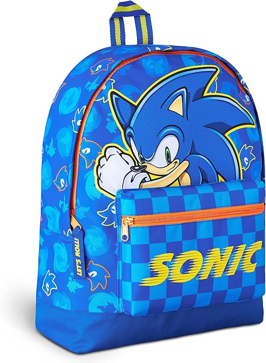 Amazon.com | Sonic The Hedgehog Backpack for Boys Kids School Bag Book ...