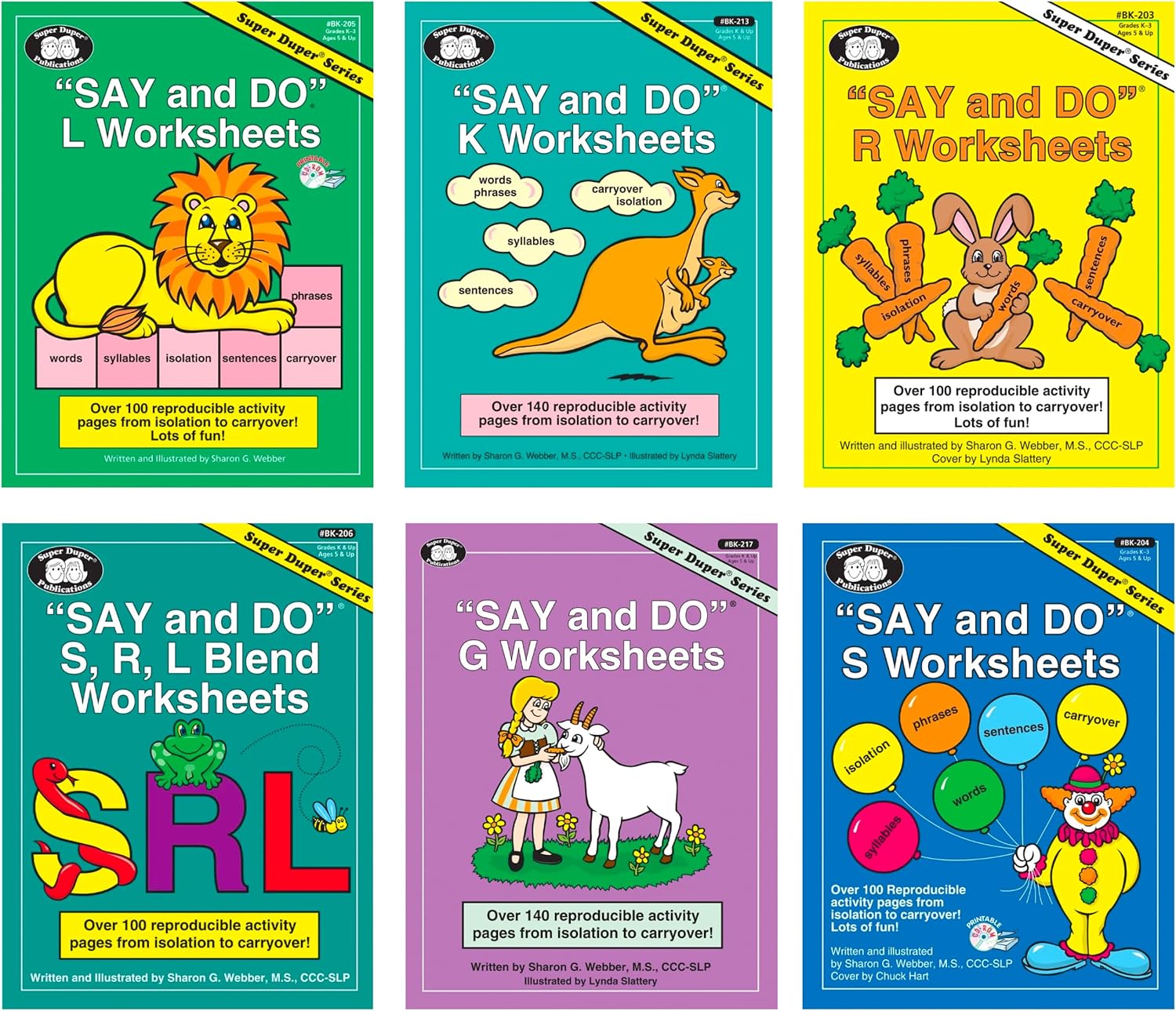 Amazon.com : Super Duper Publications | Say and Do® Library Combo ...