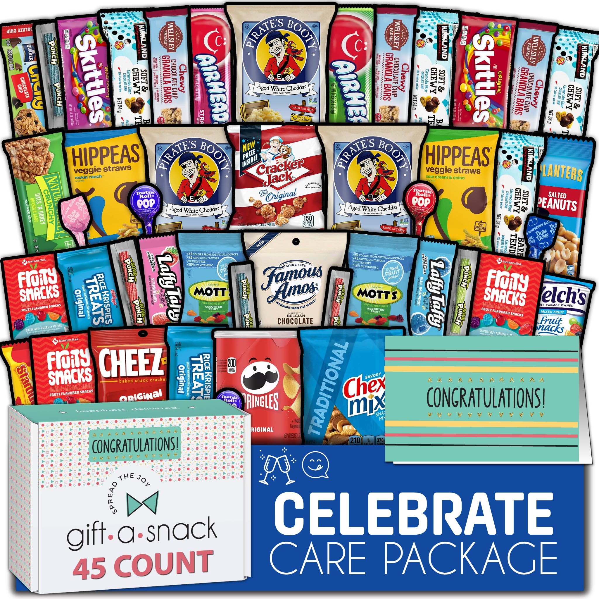 Amazon.com: Gift A Snack - Congratulations Snack Box Variety Pack Care ...