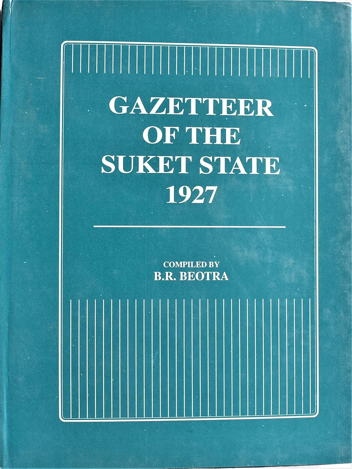 Amazon | Gazetteer of the Suket State (1927) | Atlases