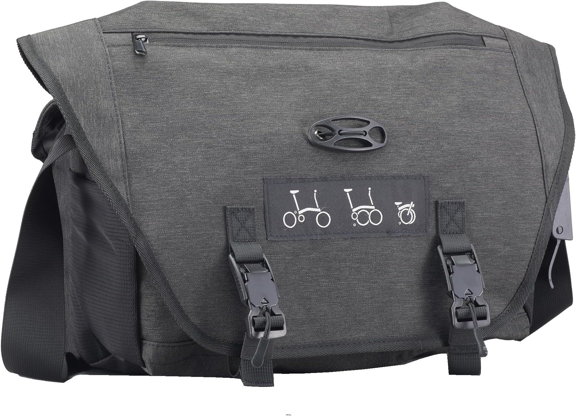 Amazon.com: CREATOR Bike Front Bag With Removable Front Carrier Frame ...