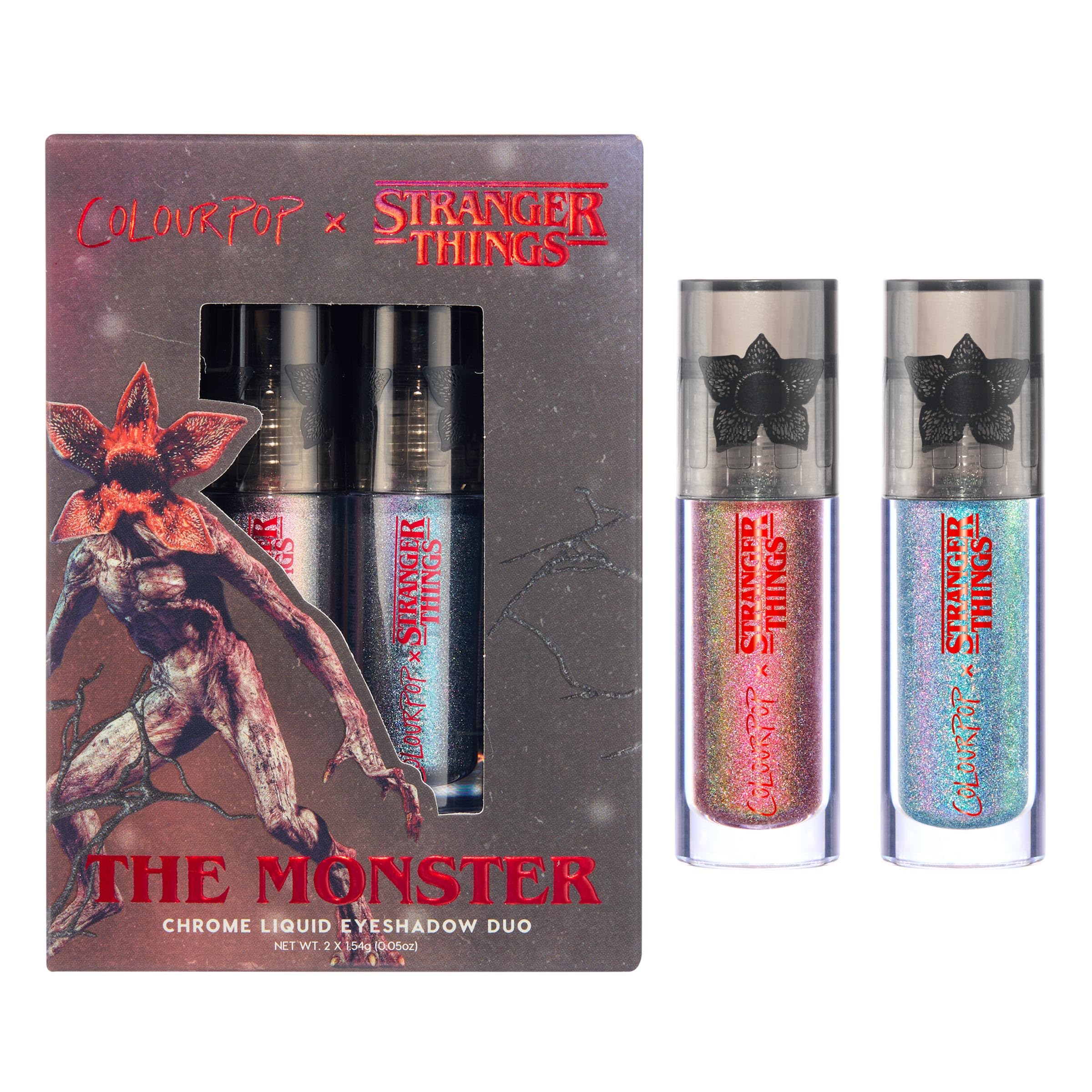 Amazon.com : Colourpop x Stranger Things Chrome Liquid Eyeshadow Duo ...