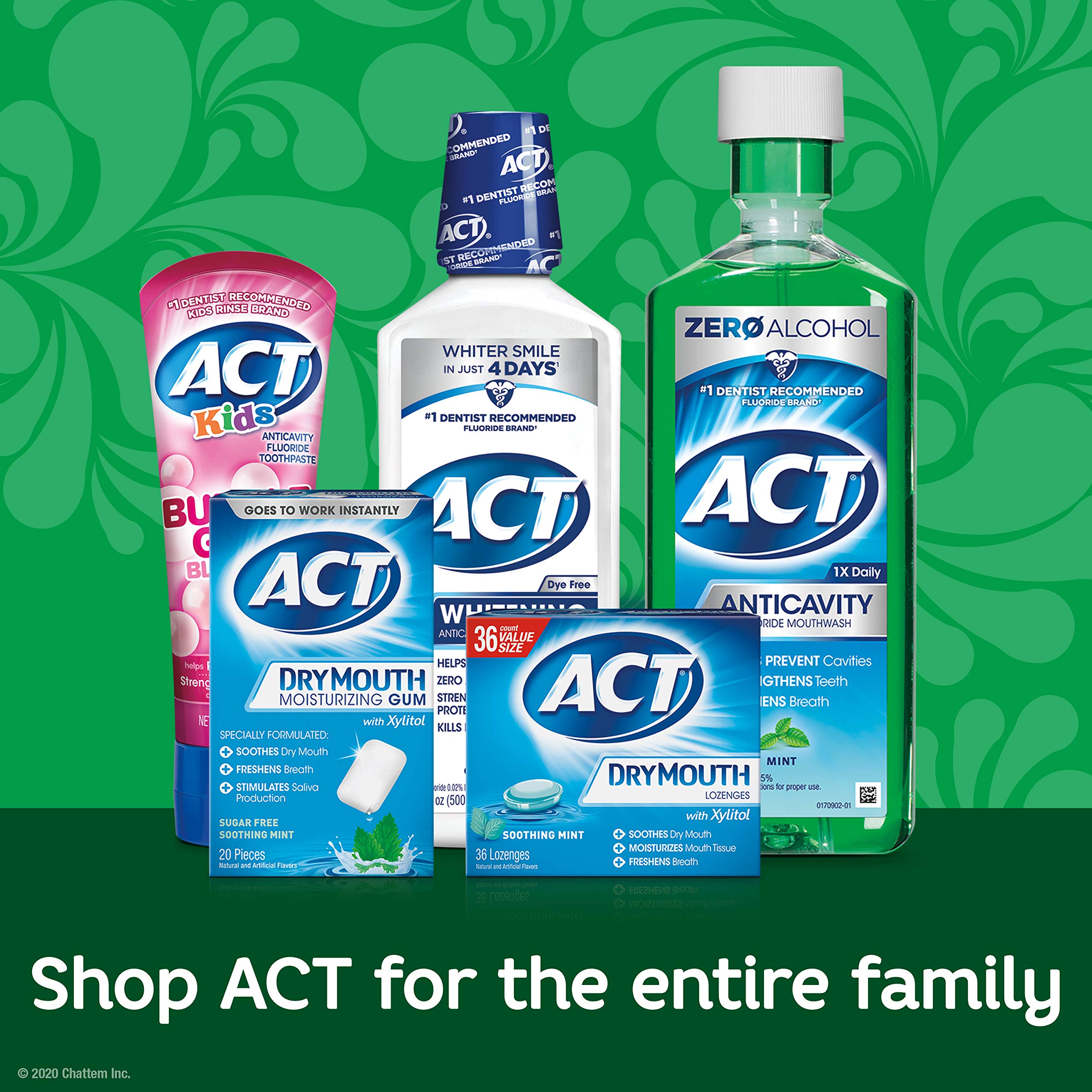 ACT Kids Anticavity Fluoride Toothpaste 4.6 oz. Wild W...B0815H6D73 ...