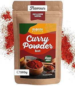 Curry Powder Monte Nativo (500g) - Hot Curry Powder - Gently dried and ...