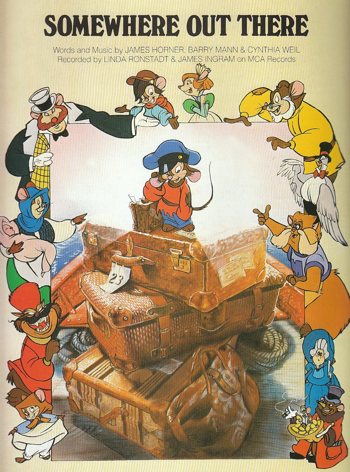 Somewhere Out There Pvg Single (Single Sheet Music): Amazon.co.uk ...