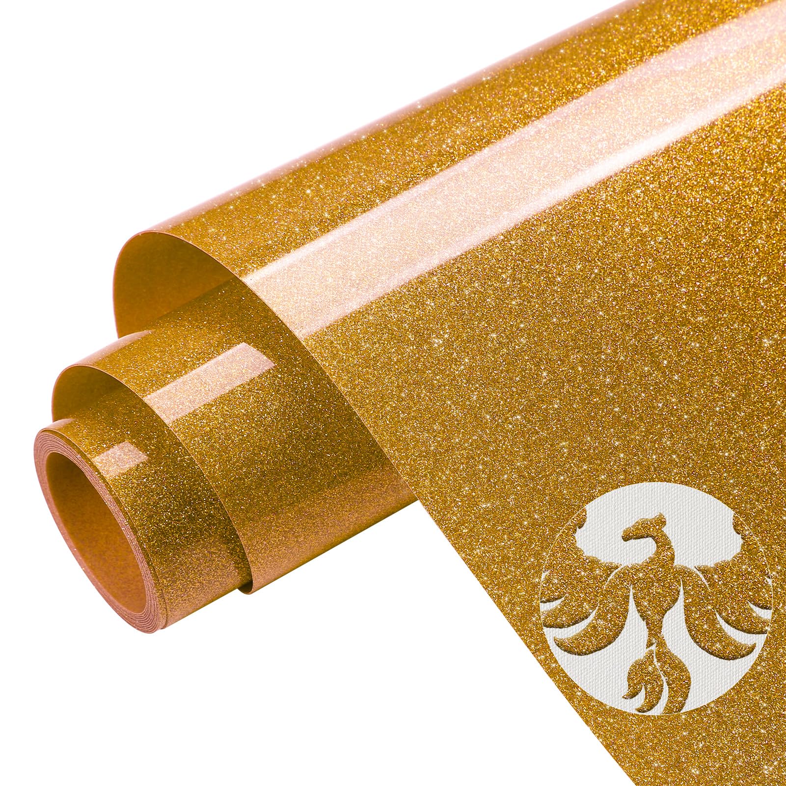 Amazon.com: TransWonder Gold Glitter Puff-Vinyl-Heat-Transfer Puff ...