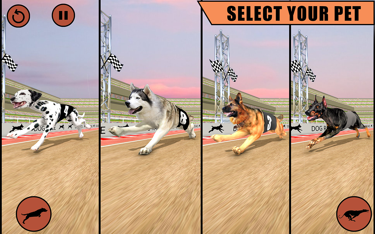 Dog Racing Games: Dog Games, Virtual Pet Puppy Simulator Game, Dog ...