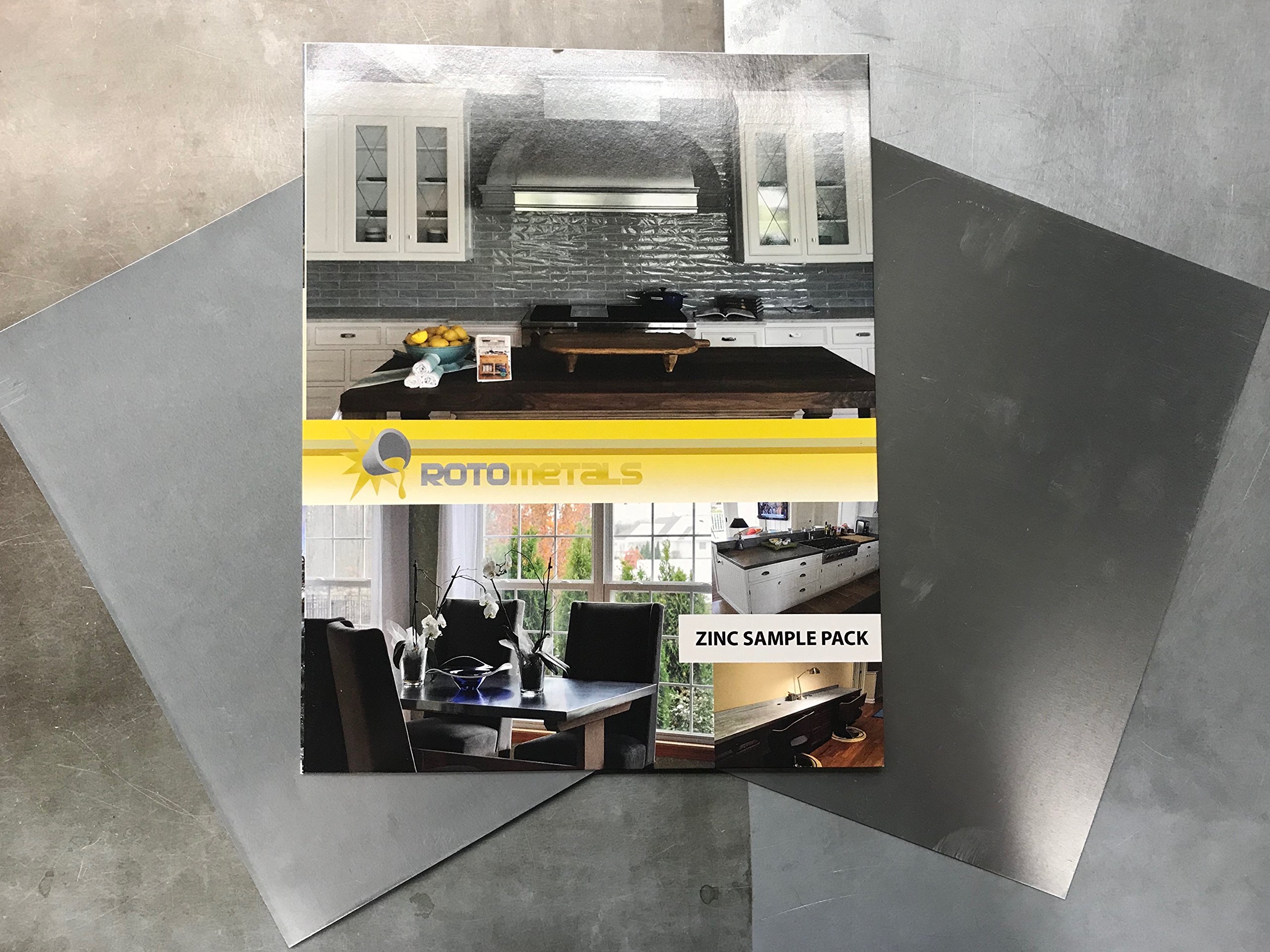 Zinc Sheet Soft Roof Flashing Sample Pack: Zinc Metal Raw Materials ...