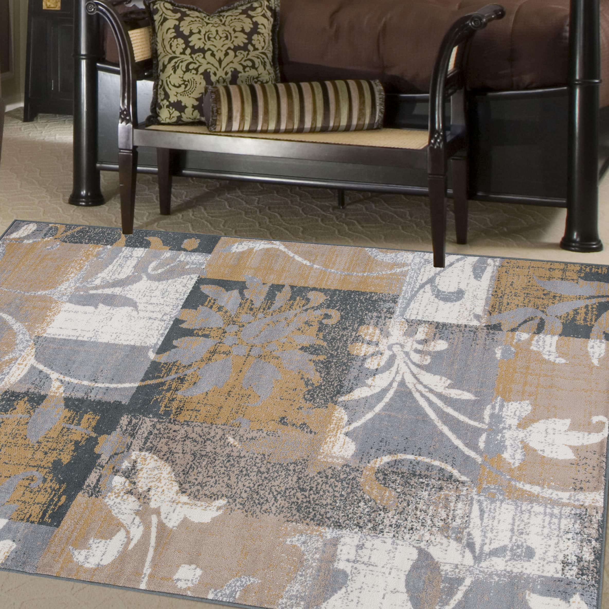 Superior Pastiche Indoor Area Rug with Jute Backing, Perfect for ...