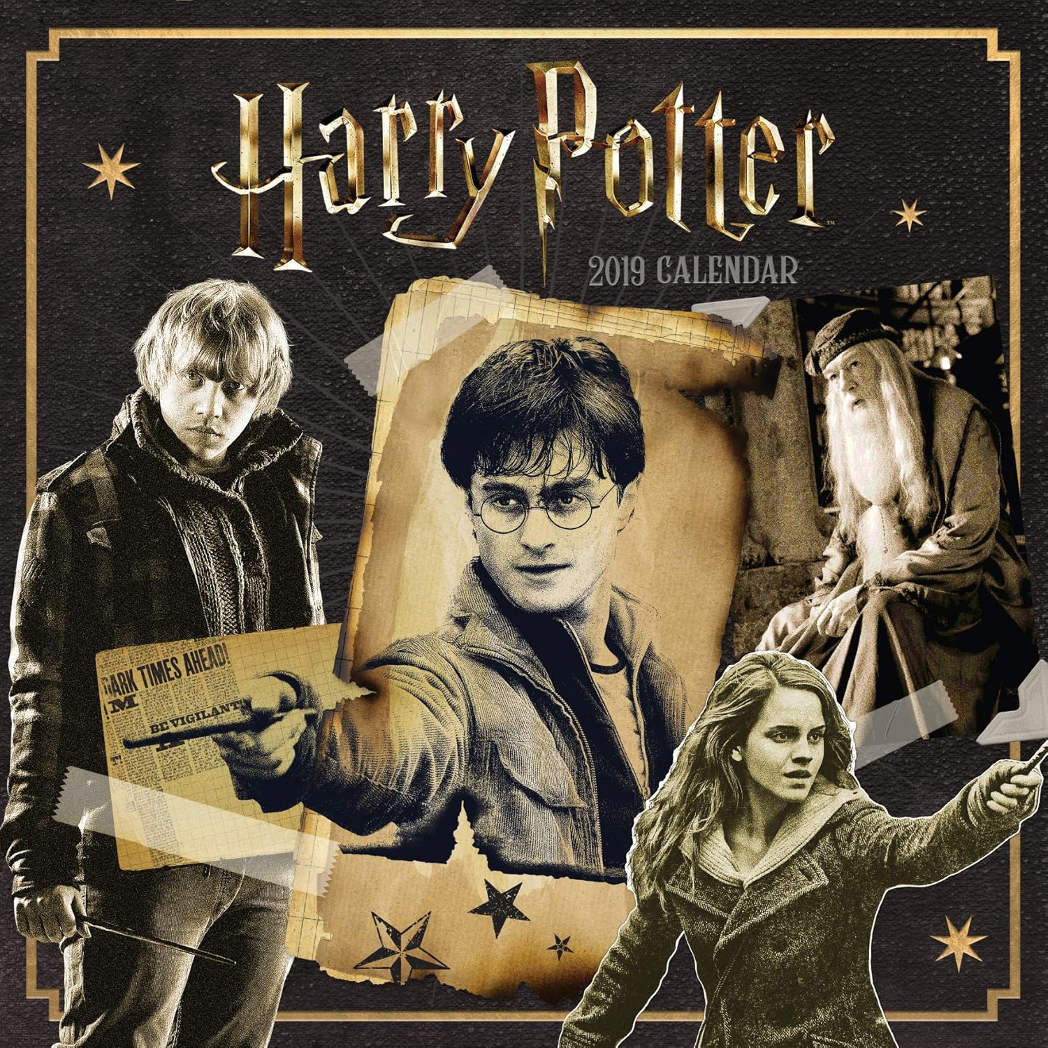 Harry Potter Official 2019 Calendar - Square Wall Calendar Format ...