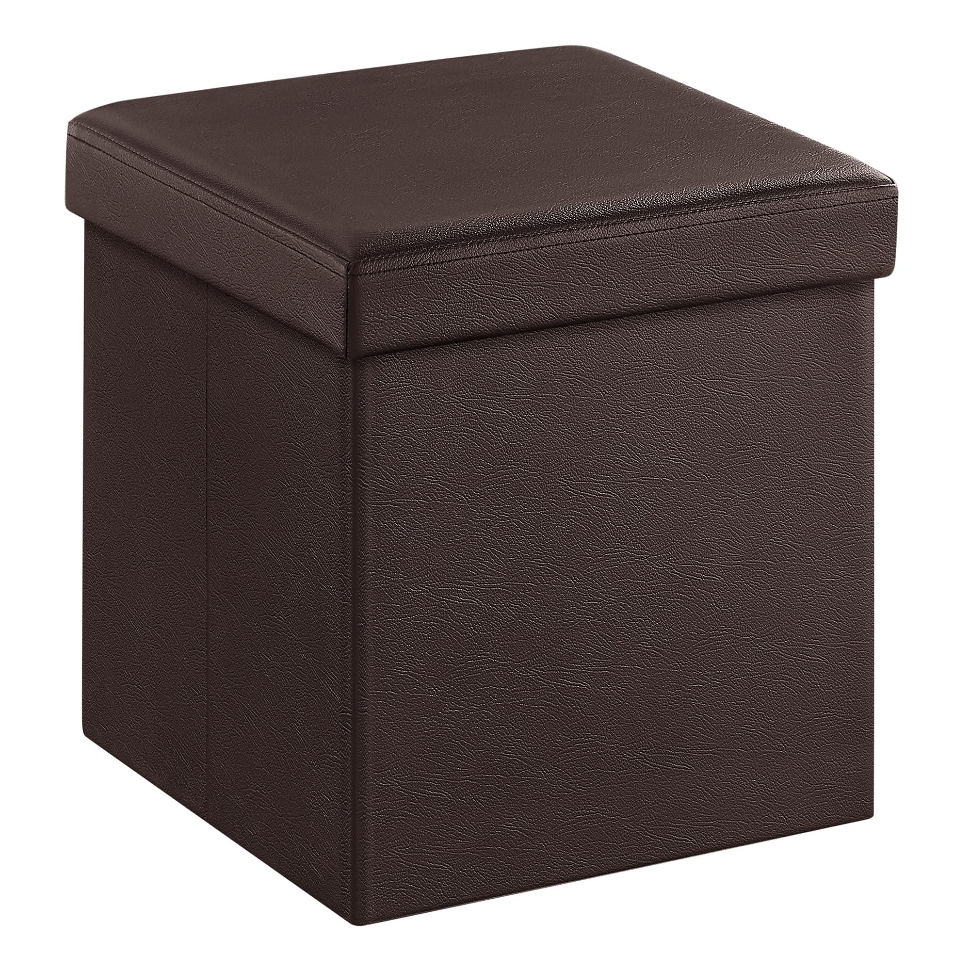 SONGMICS 15" x 15" x 15" Storage Ottoman Cube / Footrest Stool / Coffee ...