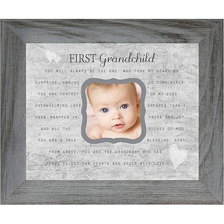 Amazon.com : The Grandparent Gift Co. First Grandchild Photo Frame With ...