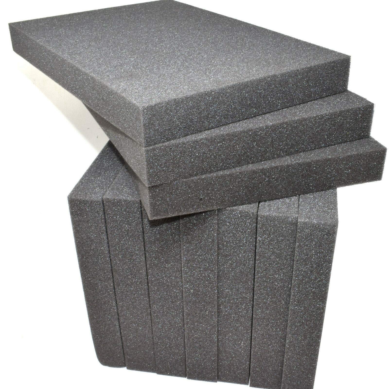10 x Packaging Foam Sheets - 300 x 200 x 30mm High Impact Lightweight ...