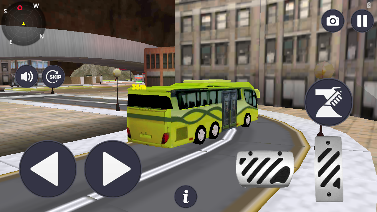 Open City Modern Passengers Bus Pick & Drop Driving Transport Simulator ...