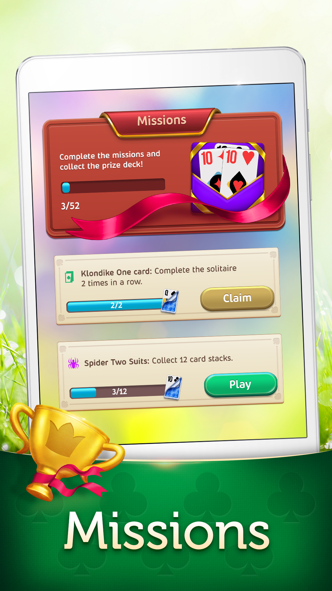 Magic Solitaire Collection HD. Classic card puzzles. Spider, Freecell ...