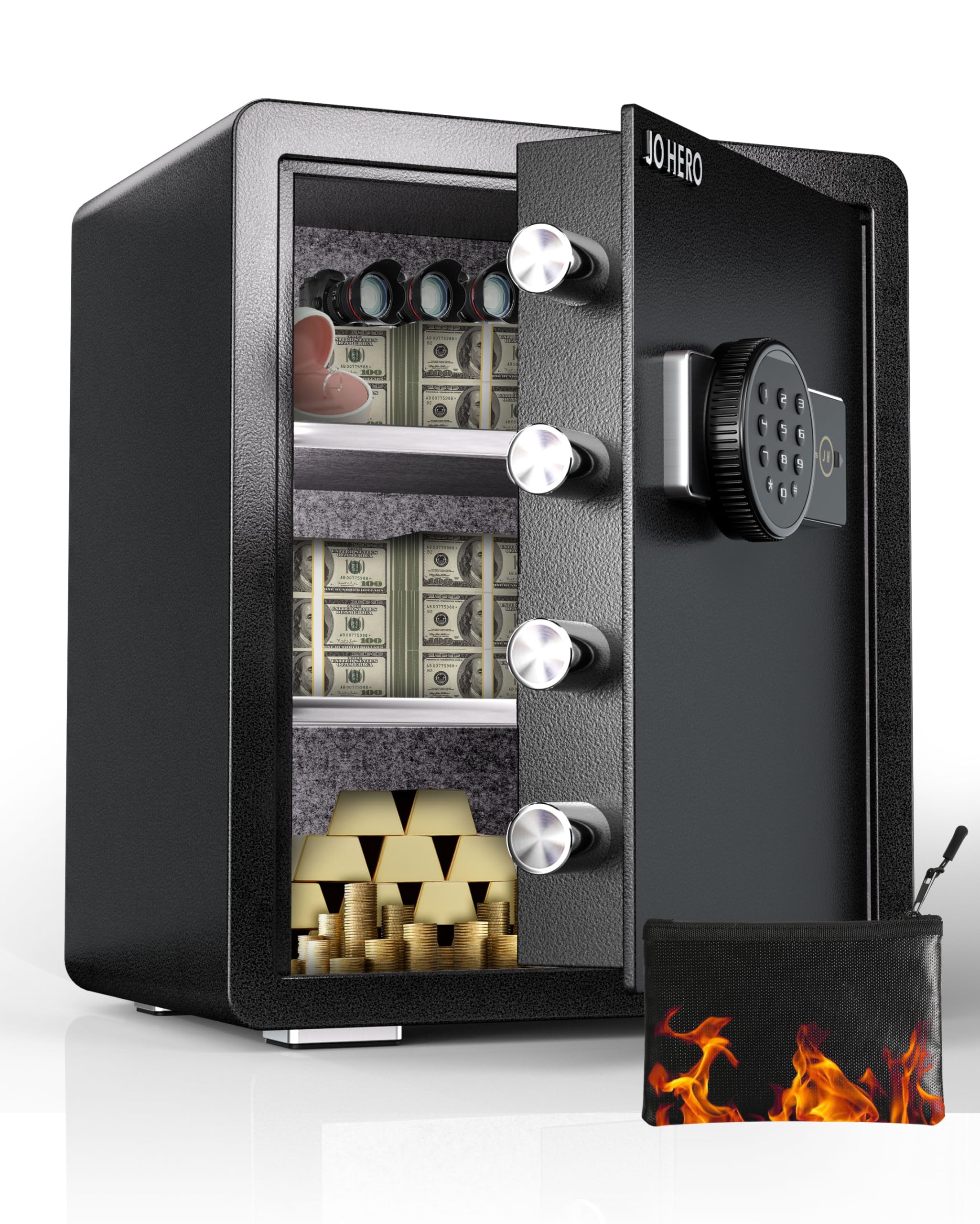 Snapklik.com : Jo Hero Max Safe Box, Personal Home Safe Box