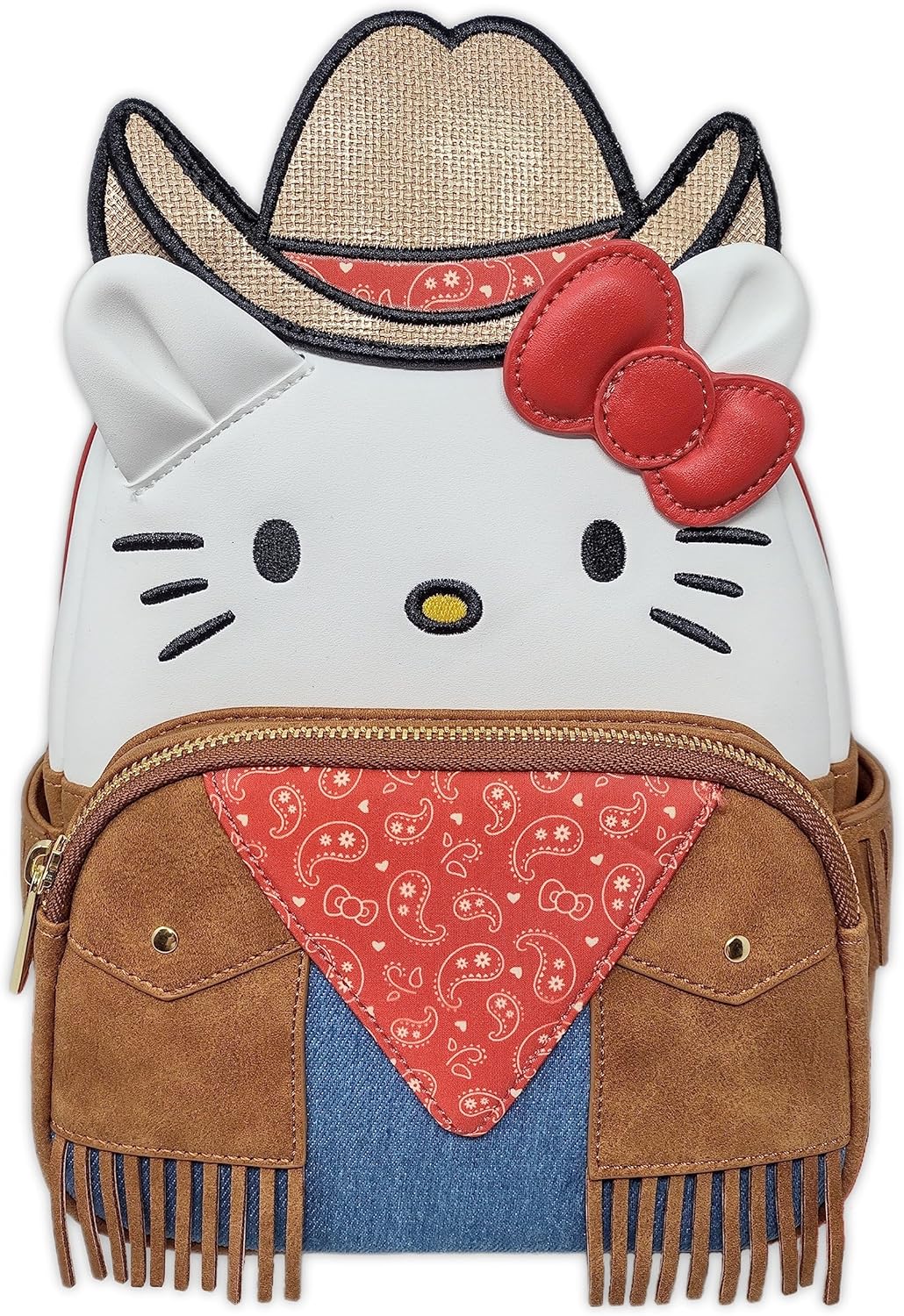 Amazon.com: Loungefly Sanrio Hello Kitty Western Cosplay Womens Double ...