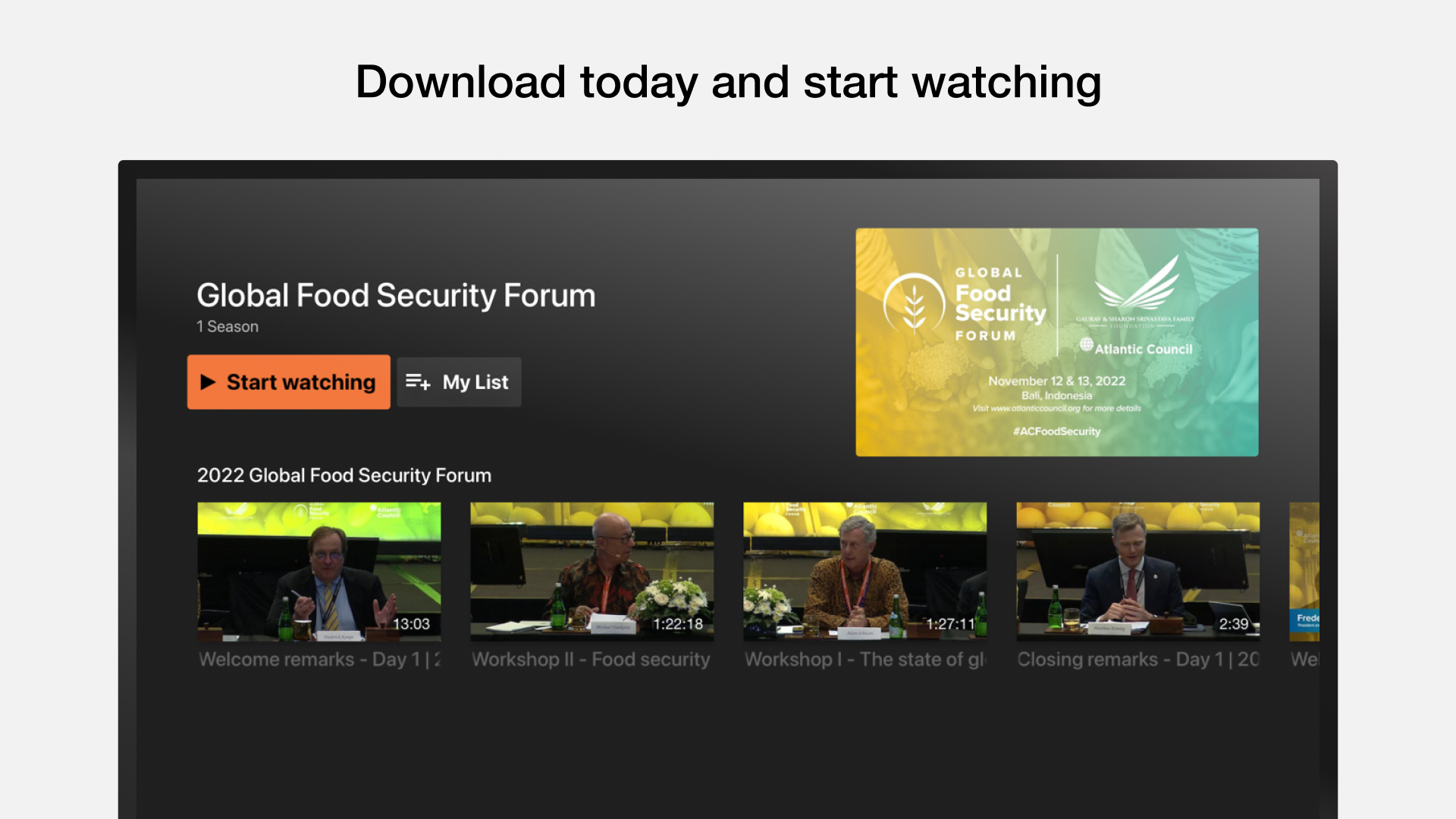Atlantic Council TV - App on Amazon Appstore