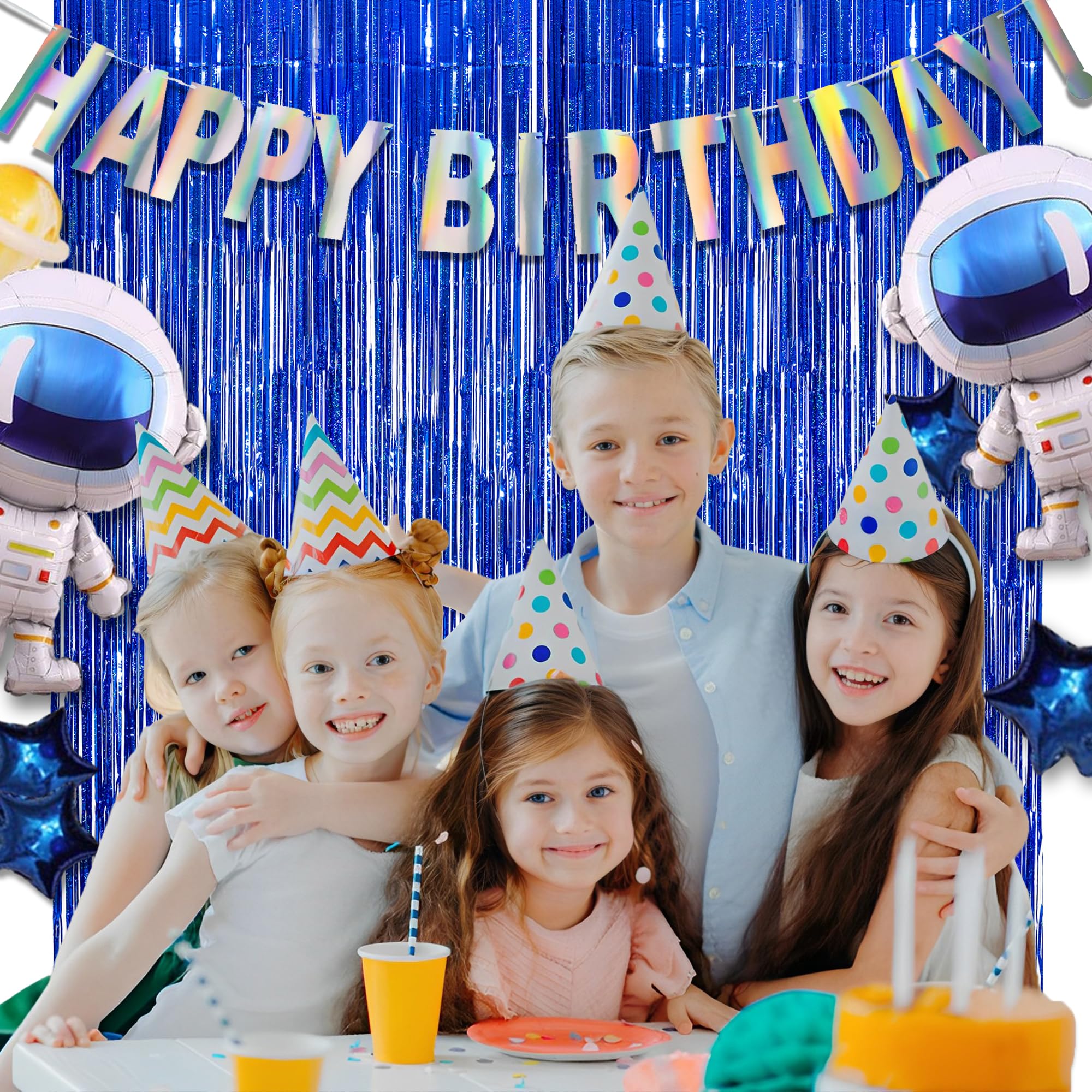 Snapklik.com : Holographic Happy Birthdays Banner - Pre-Strung No DIY ...