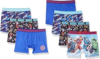 Amazon.com: Marvel Boys' Avengers Boxer Briefs with Assorted Hero ...