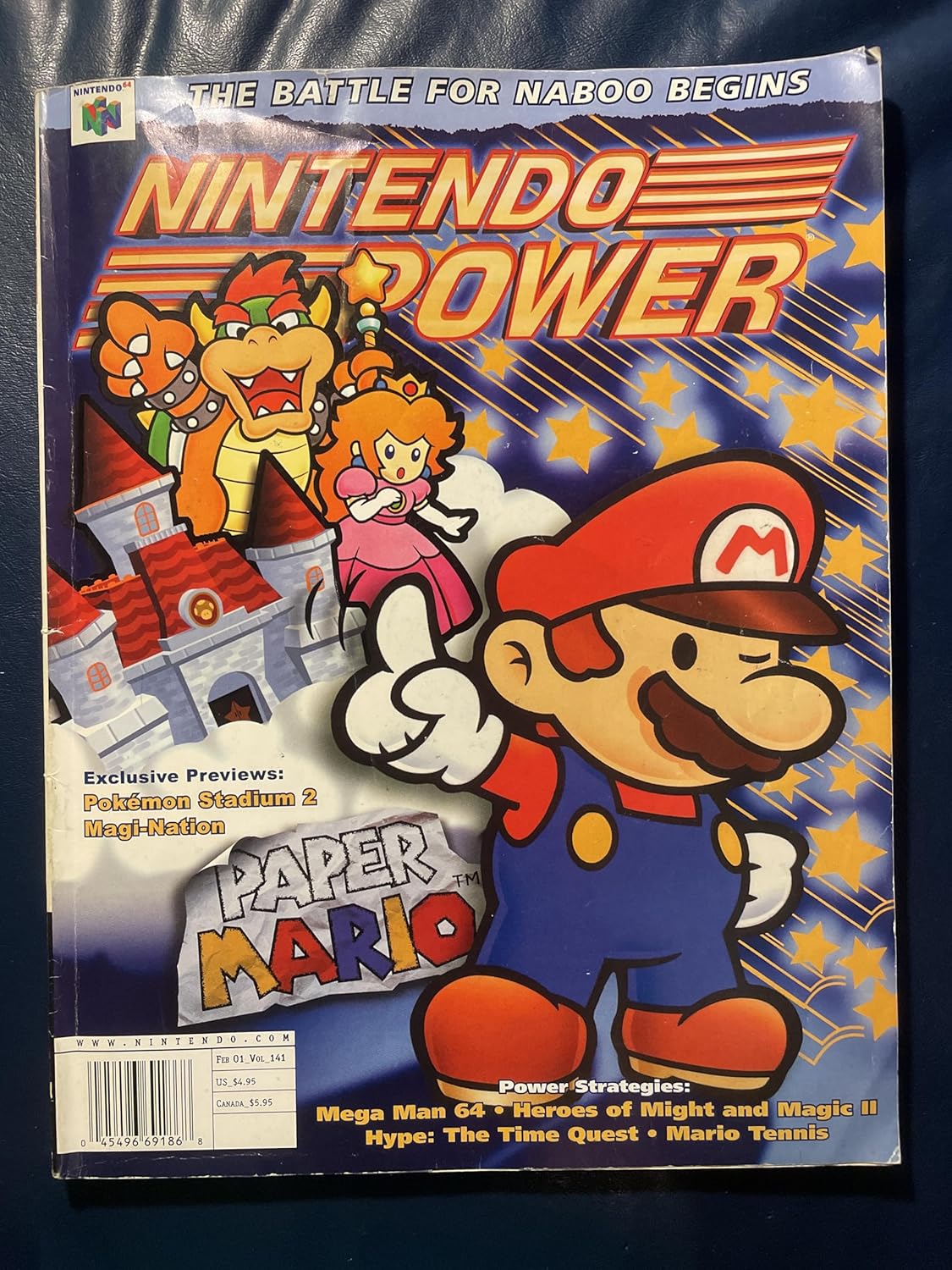 Paper Mario (Nintendo Power Magazine - February 2001 - Volume 141 ...