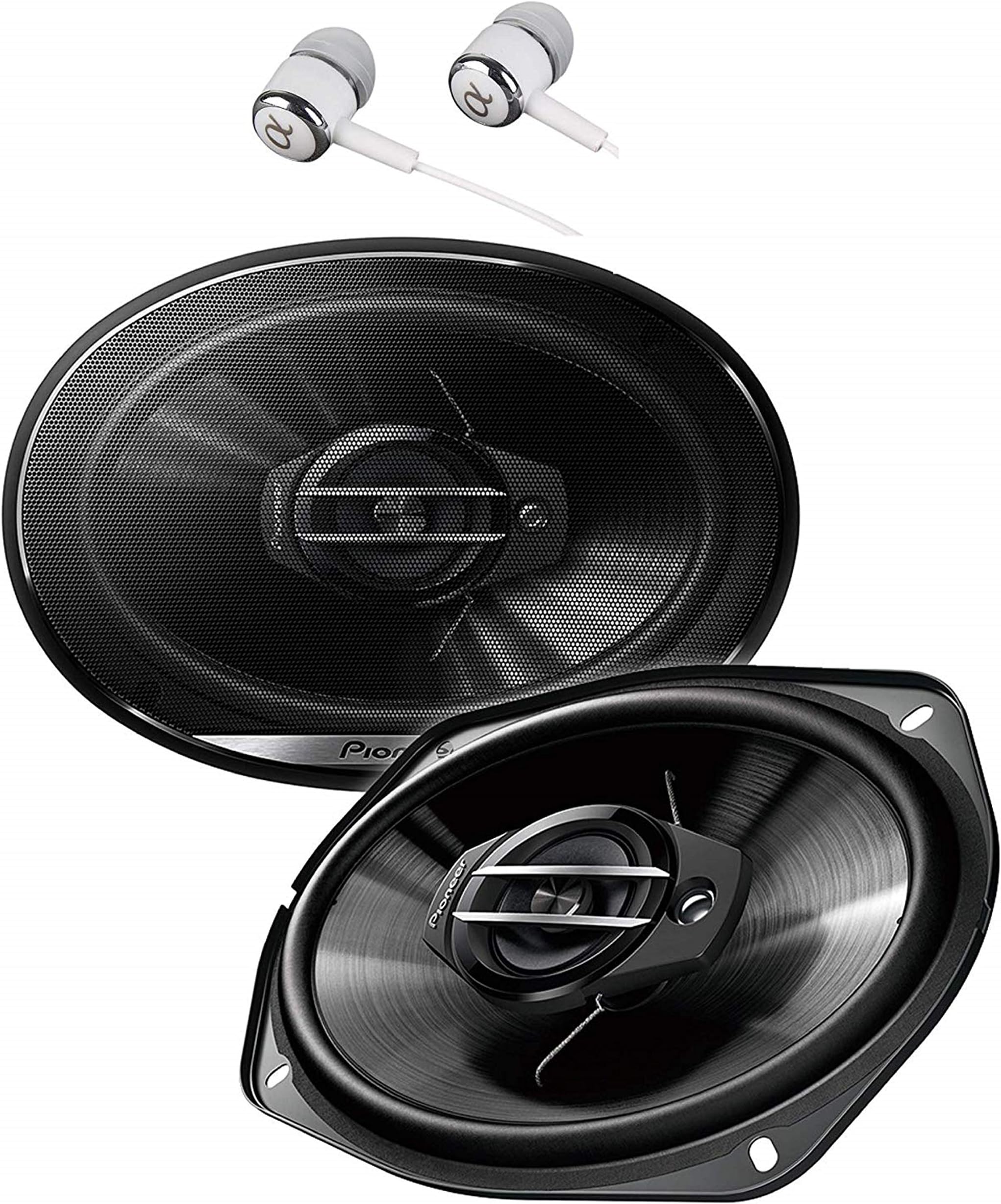 PIONEER TS-G6930F 800 Watts Max Power 6 x 9 3-Way G-Series Coaxial Full Range Car Audio Stereo ...