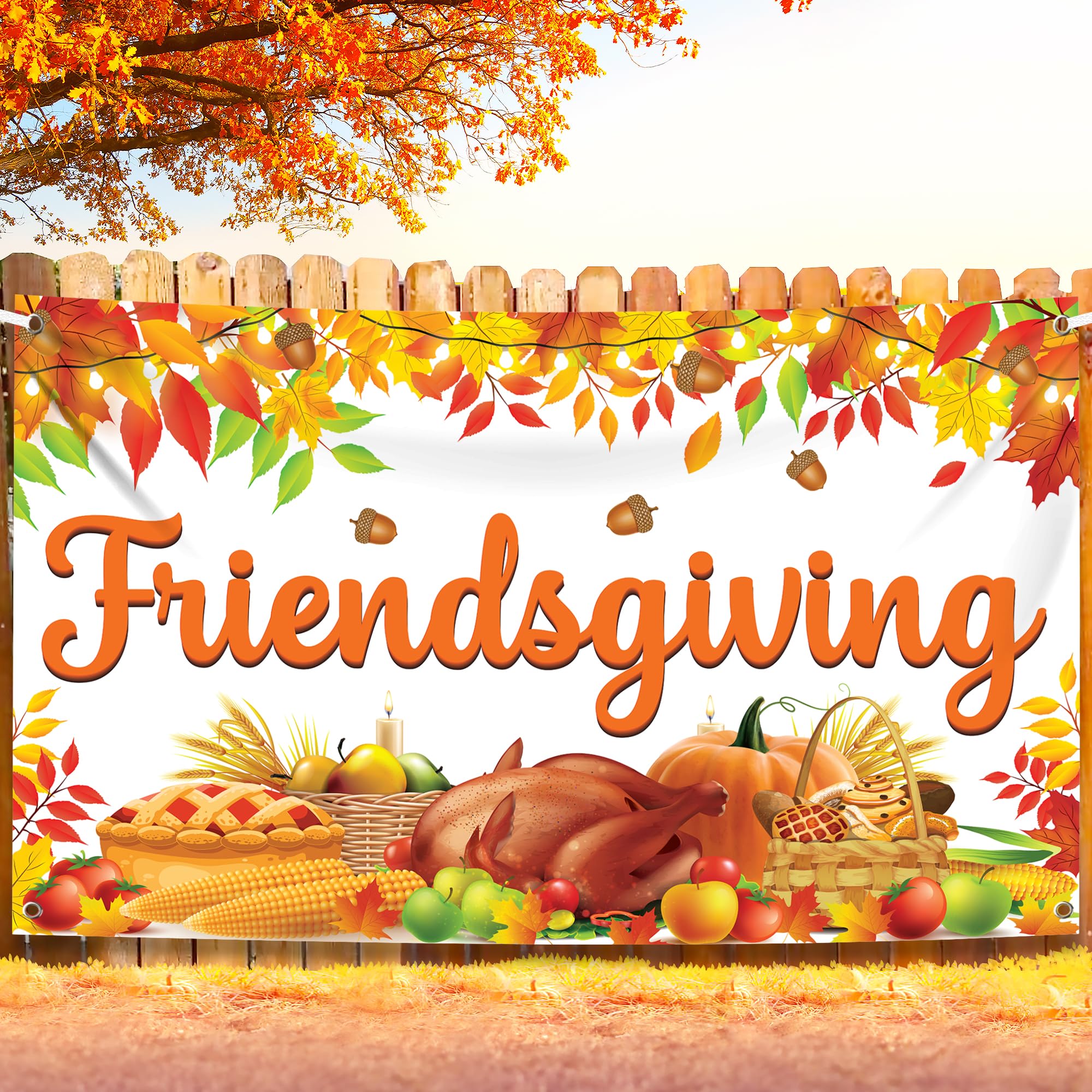 Amazon.com: KatchOn, Friendsgiving Backdrops for Photography ...