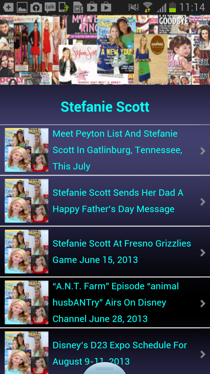 My Fan App : Stefanie Scott:Amazon.co.jp:Appstore for Android
