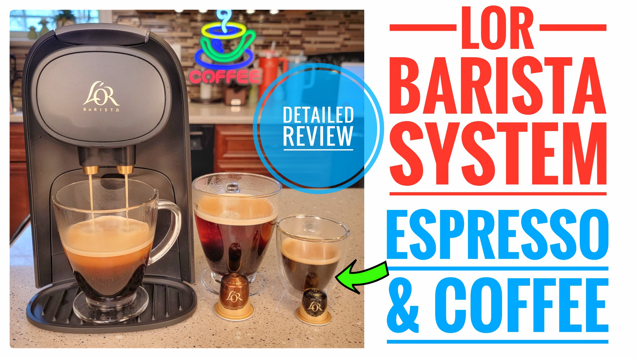 Watch LOR The Barista System Coffee & Espresso Machine Review on Amazon ...