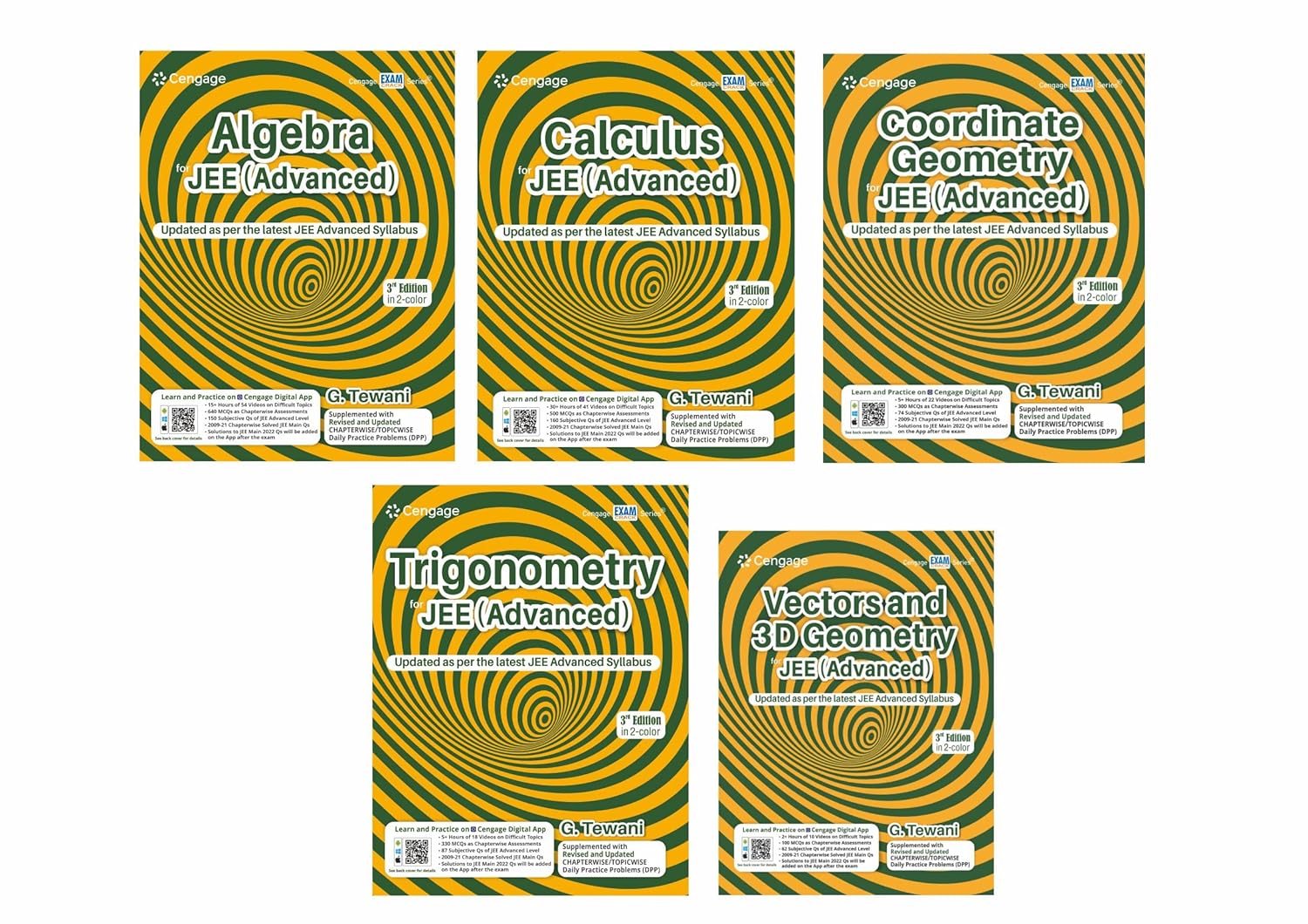 Buy Cengage Combo for Jee Advanced : Algebra + Calculus + Coordinate ...