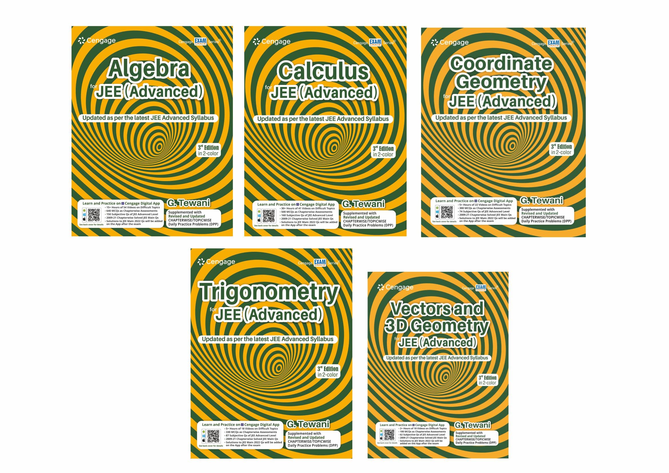 Buy Cengage Combo for Jee Advanced : Algebra + Calculus + Coordinate ...