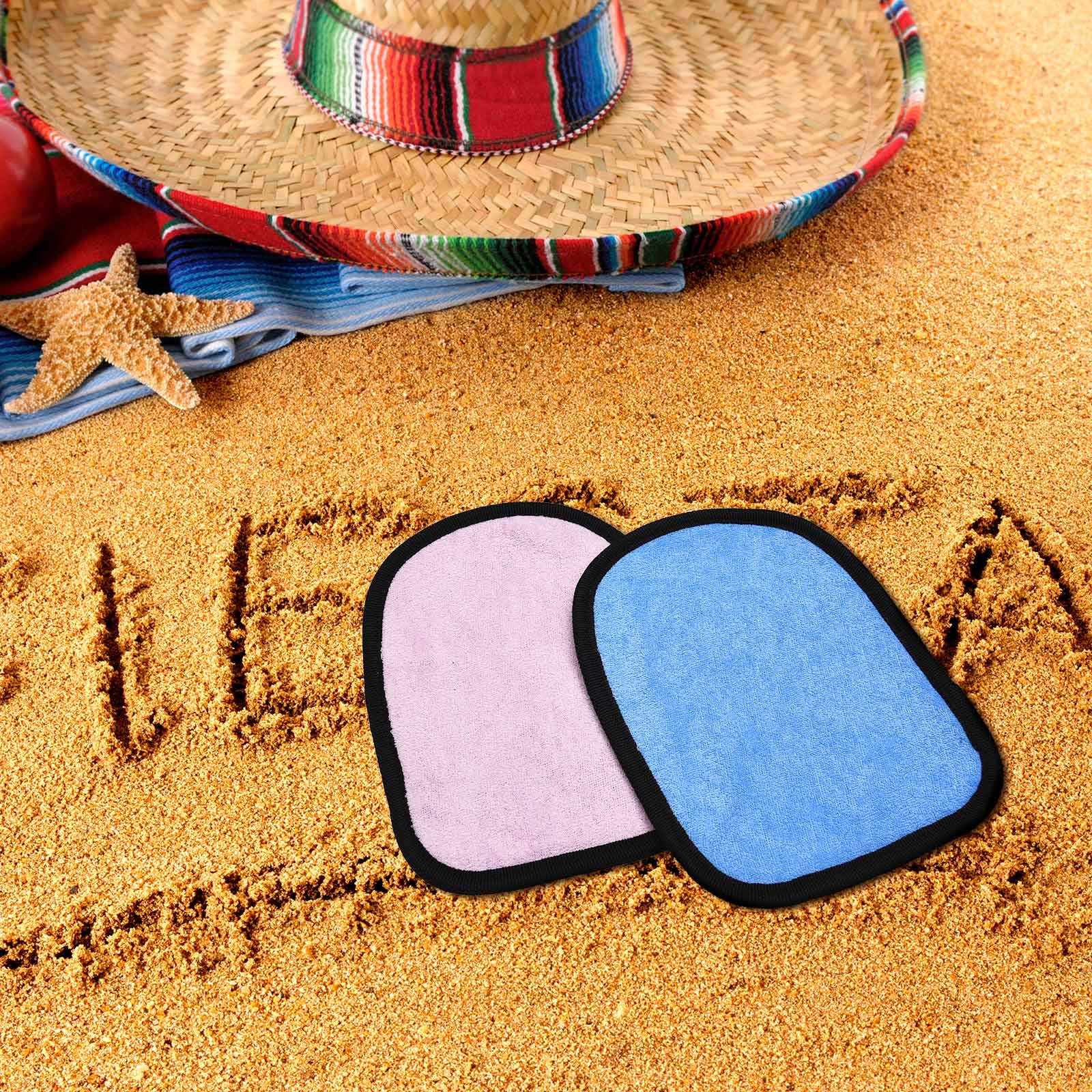Snapklik.com : 2 Pieces Sand Off Mitt Beach Sand Mitt Beach Sand ...